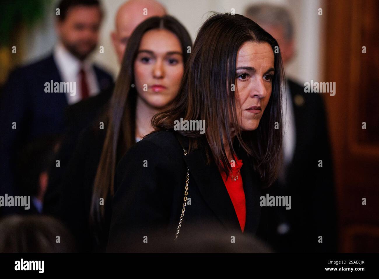 Washington, United States. 29th Jan, 2025. Allyson Phillips, mother of ...