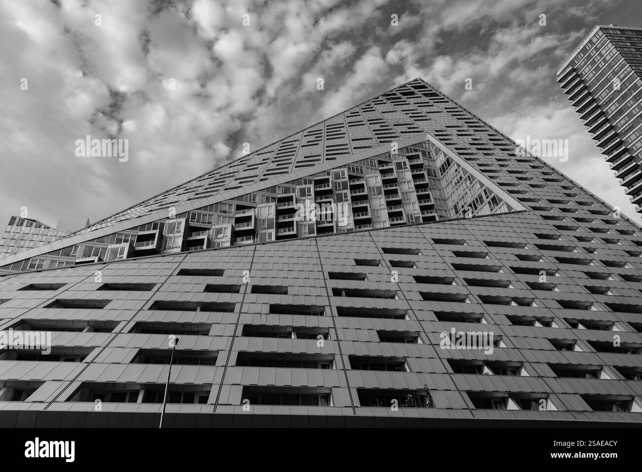 New York City, USA - July 23, 2023: Perspective building architecture ...