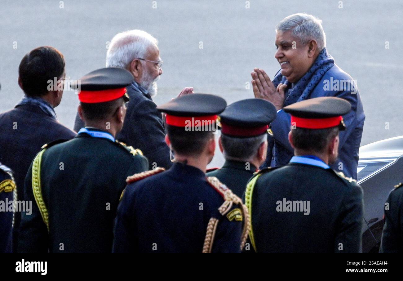 NEW DELHI, INDIA - JANUARY 29: vice president of india jagdeep dhankhar ...