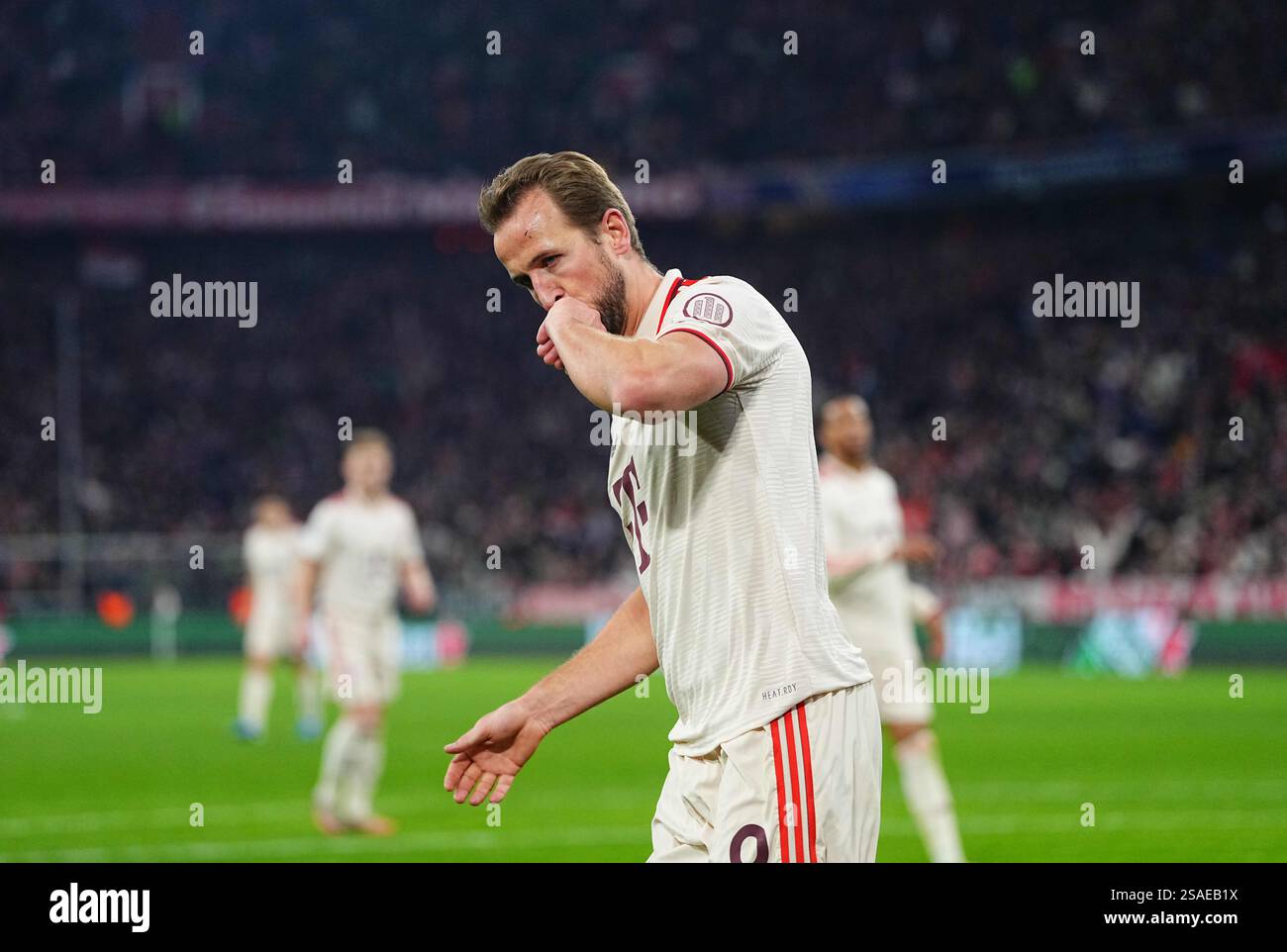 January 29 2025: Harry Kane (Bayern Munich) scores and celebrates his ...