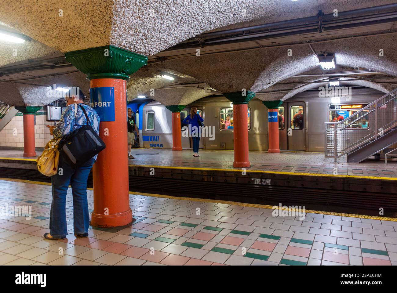 Jersey City, New Jersey, USA, Scenes, People Traveling, Underground ...