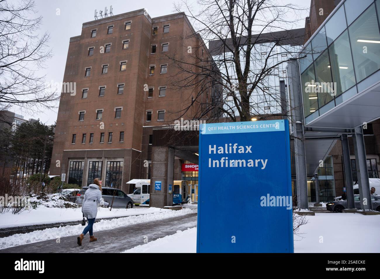 Halifax, Canada. 29th Jan, 2025. The Halifax Infirmary hospital is ...