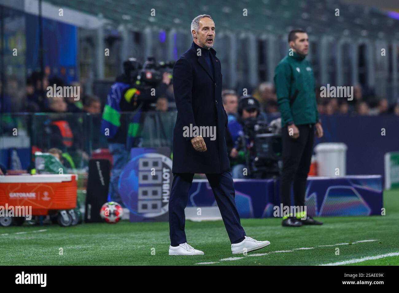 Milan, Italy. 29th Jan, 2025. Adi Hutter Head Coach of AS Monaco FC ...