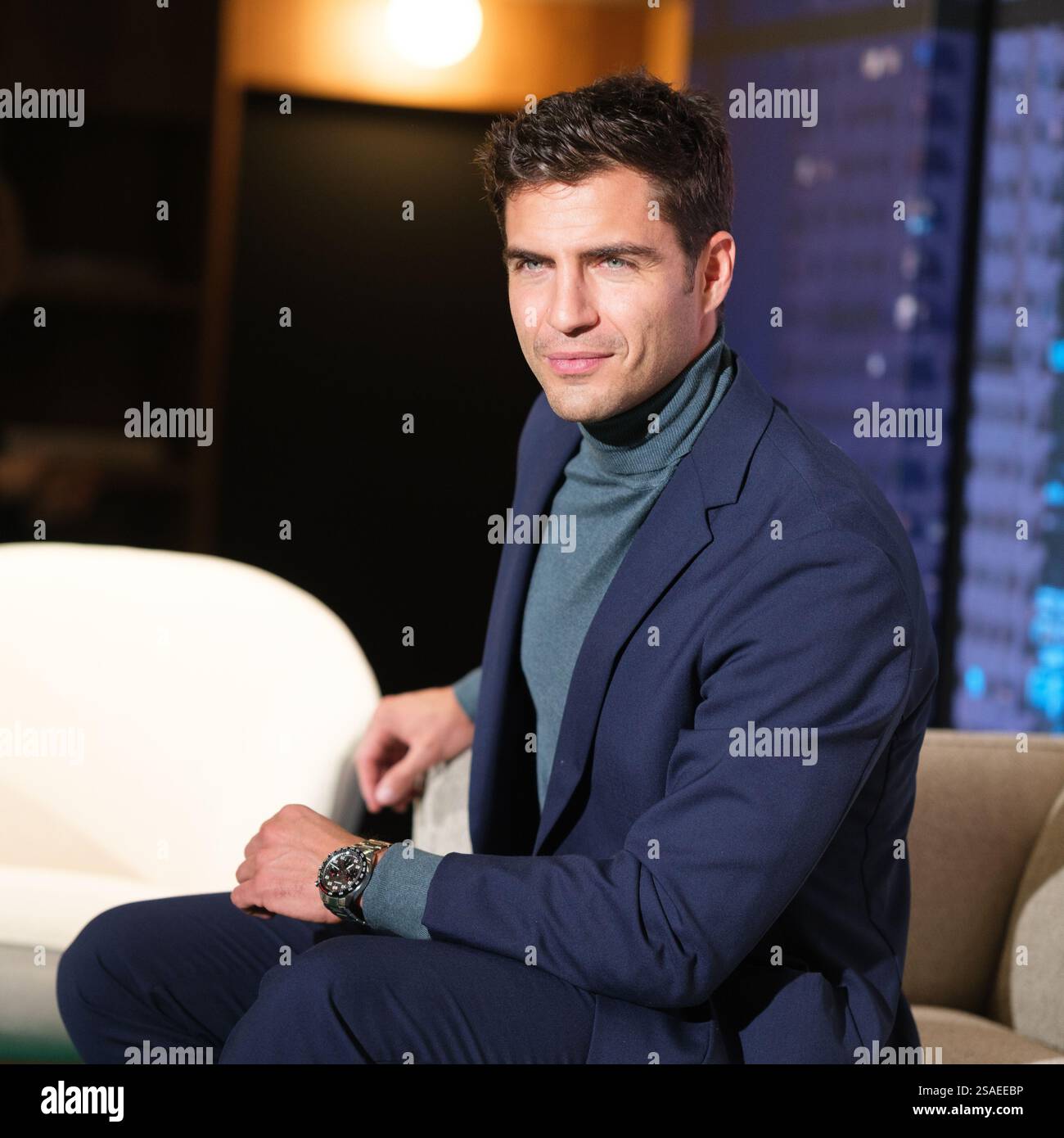 Madrid, Spain. 29th Jan, 2025. Actor Maxi Iglesias presents "Rent a ...