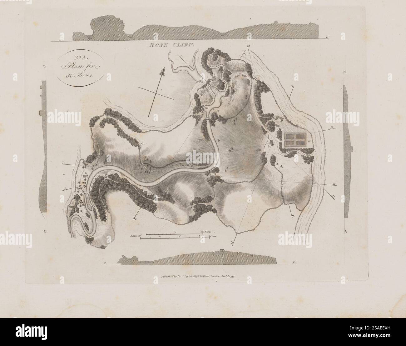 Plan of 30 Acres - Rose Cliff. Design for Improving and Embellishing ...
