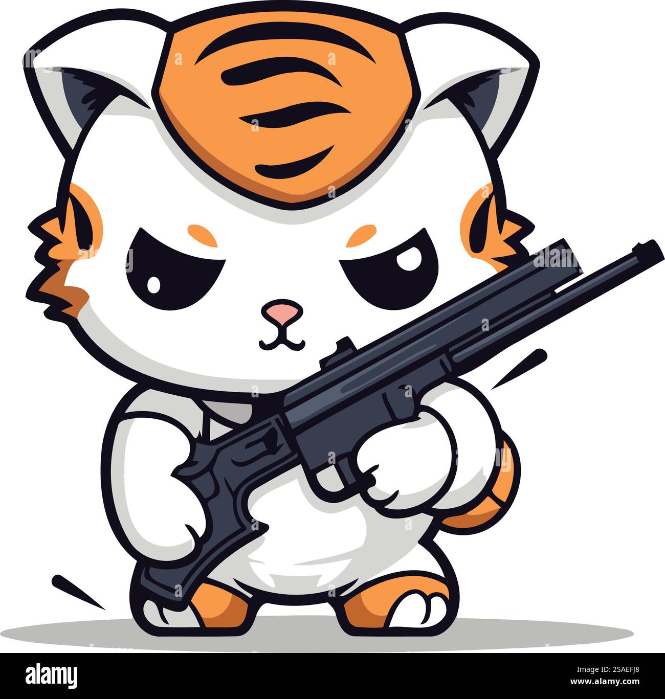 Cat in hand Cut Out Stock Images & Pictures - Alamy