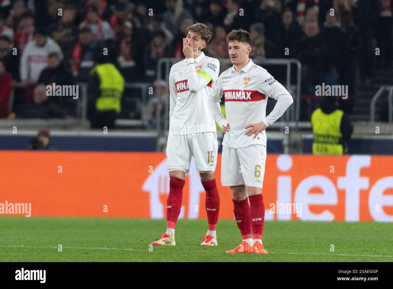 Stuttgart, Deutschland. 29th Jan, 2025. Tor zum 0:4 durch Ousmane Dembele (Paris Saint-Germain ...