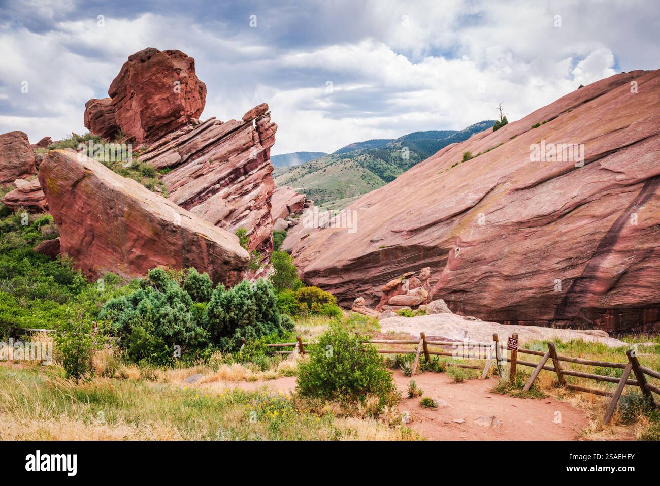 Trading Post Trail at Red Rocks Park is one of the most popular hiking ...