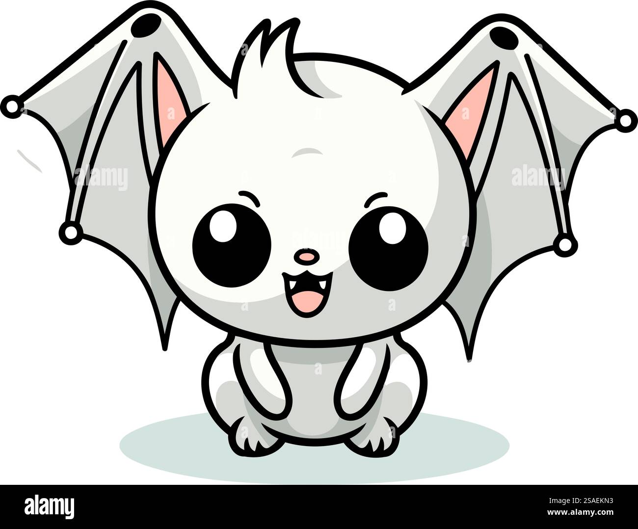Cute little bat character cartoon vector illustration. Cute little bat ...
