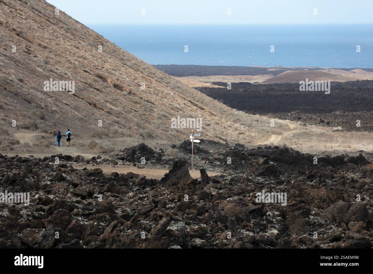 The Caldera Blanca trail is an exceptional adventure through Lanzarote ...