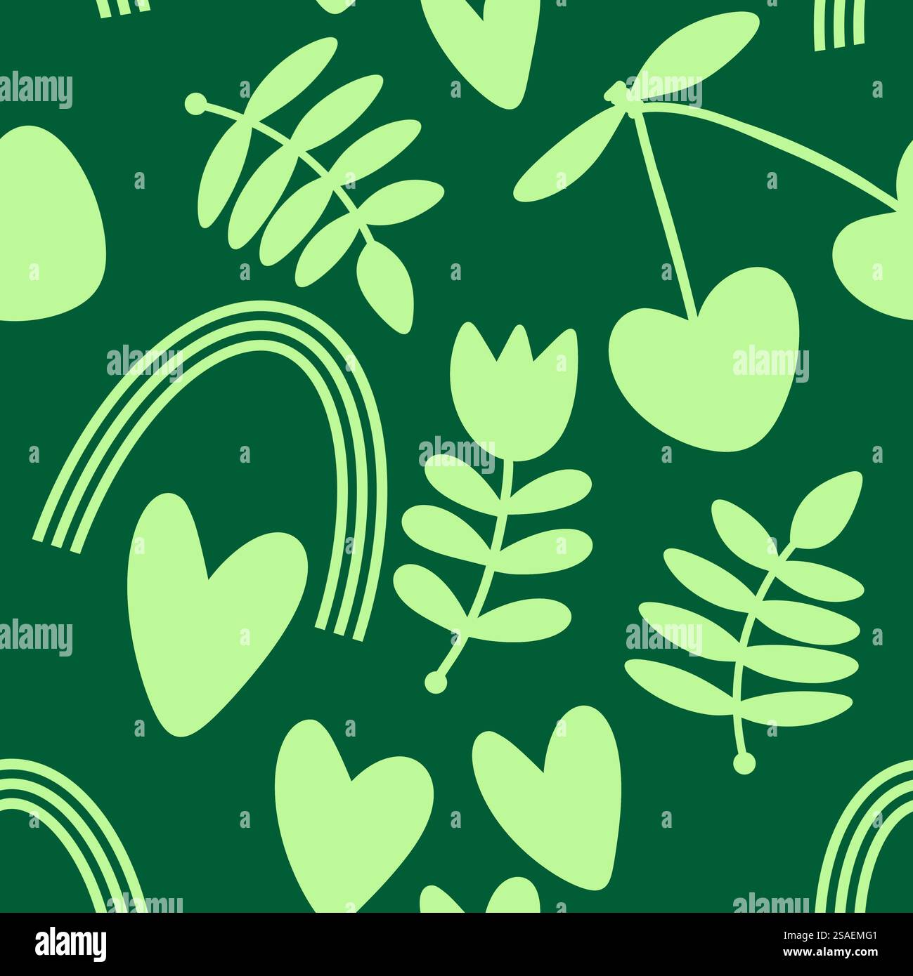 Valentine love hearts seamless 14 February pattern for wrapping paper ...