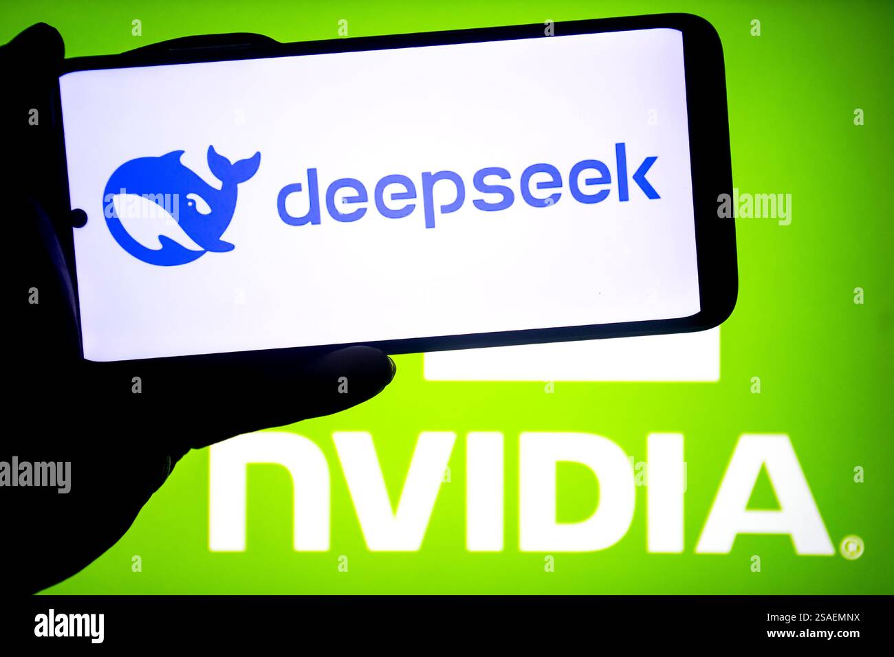 Deepseek nvidia hi-res stock photography and images - Alamy