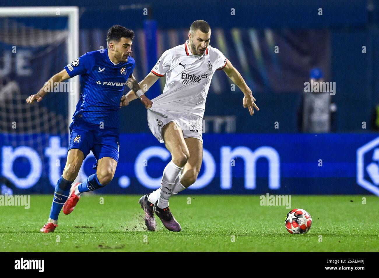 Zagreb, Croatia. 29th Jan, 2025. Sandro Kulenovic of Dinamo Zagreb and ...