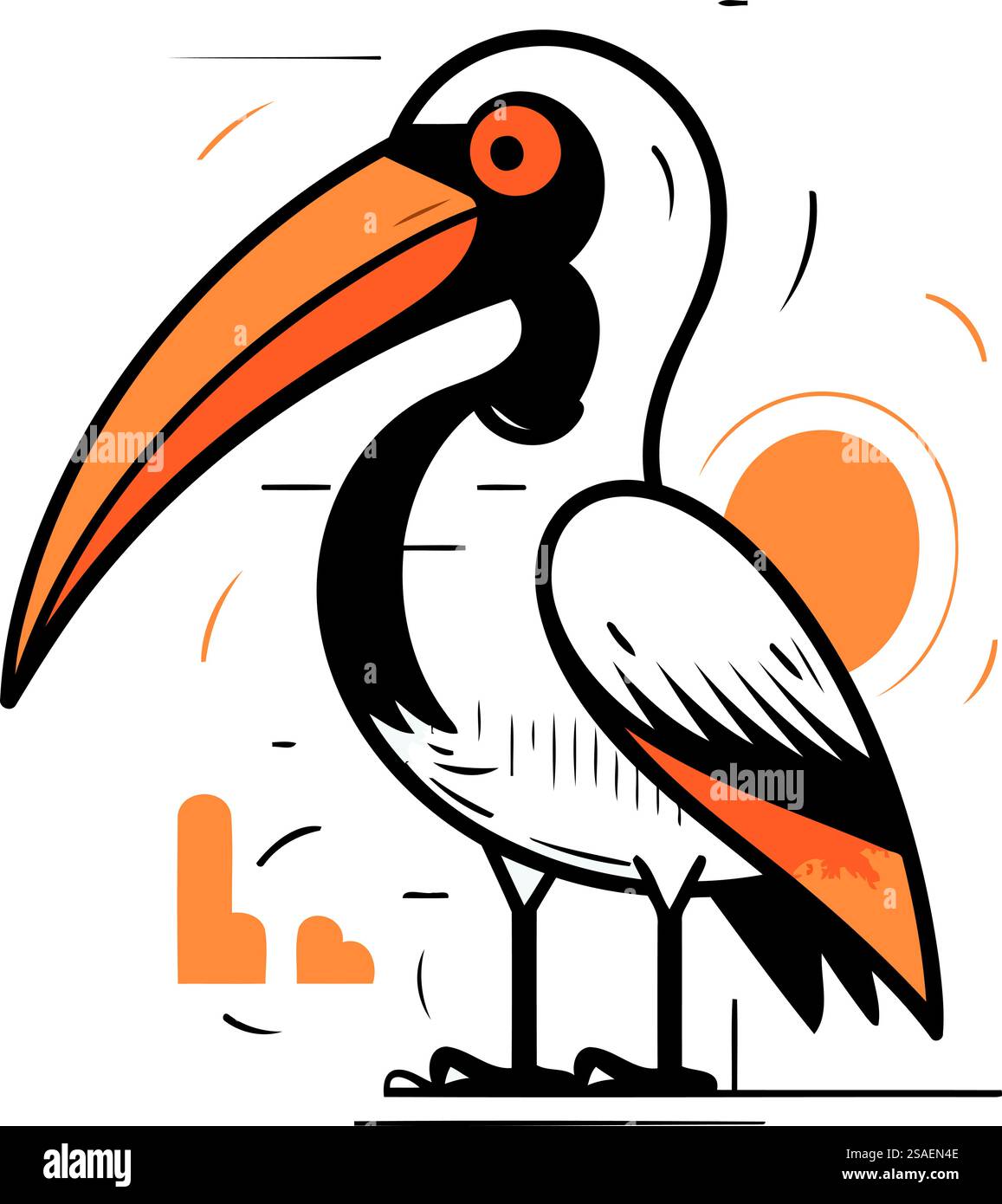 Bird line icon in Cut Out Stock Images & Pictures - Alamy