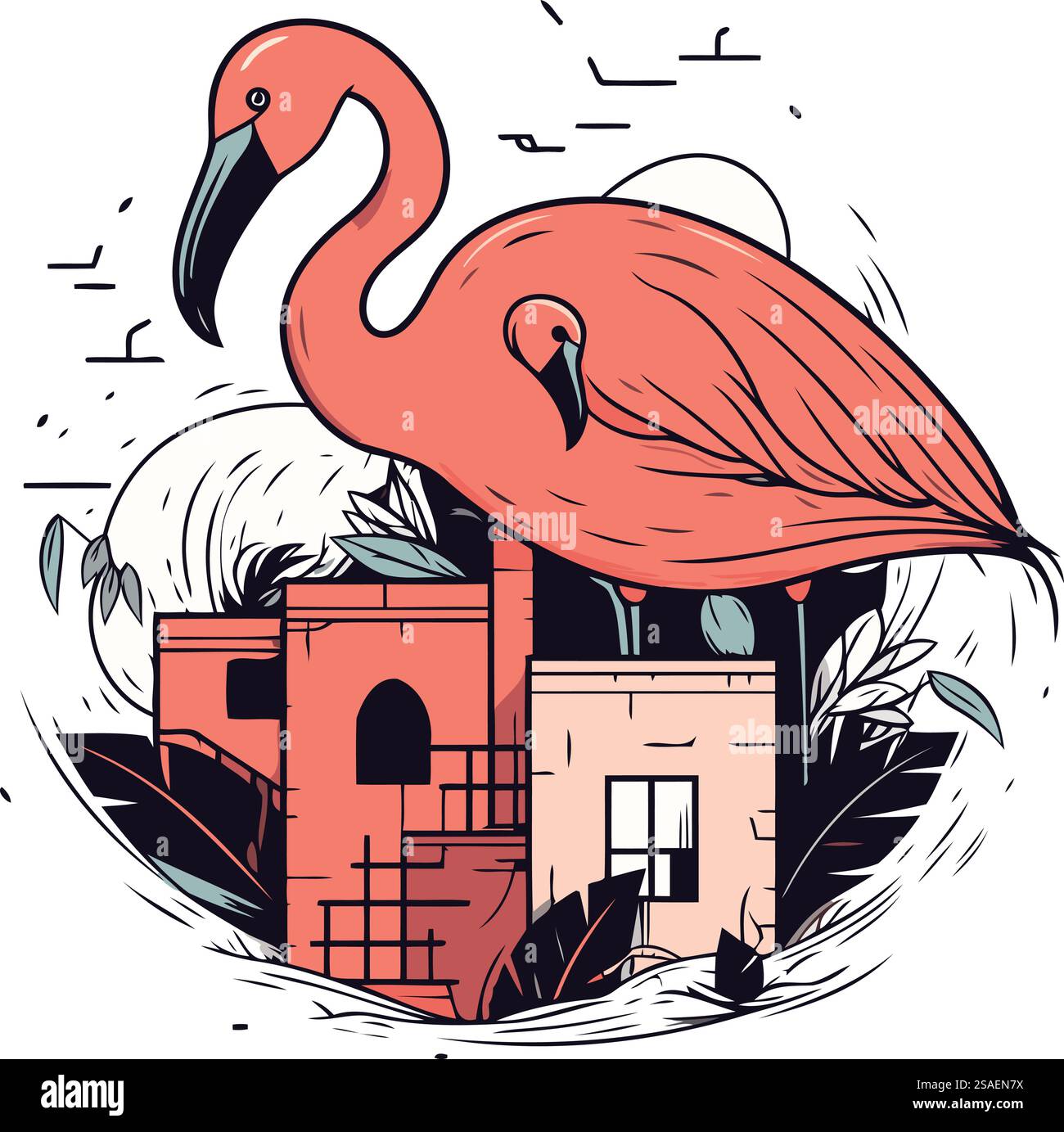 Old symbol in building Stock Vector Images - Alamy