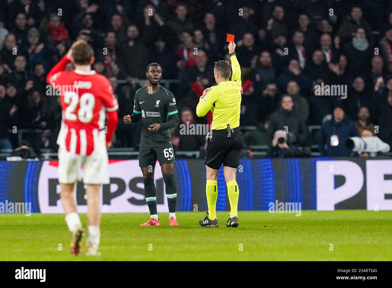 Eindhoven, Netherlands. 29th Jan, 2025. Liverpool FC defender Amara ...