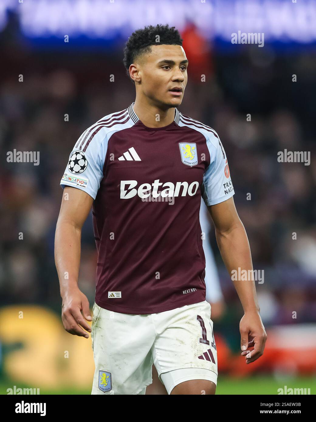 Ollie Watkins of Aston Villa during the UEFA Champions League Matchday ...