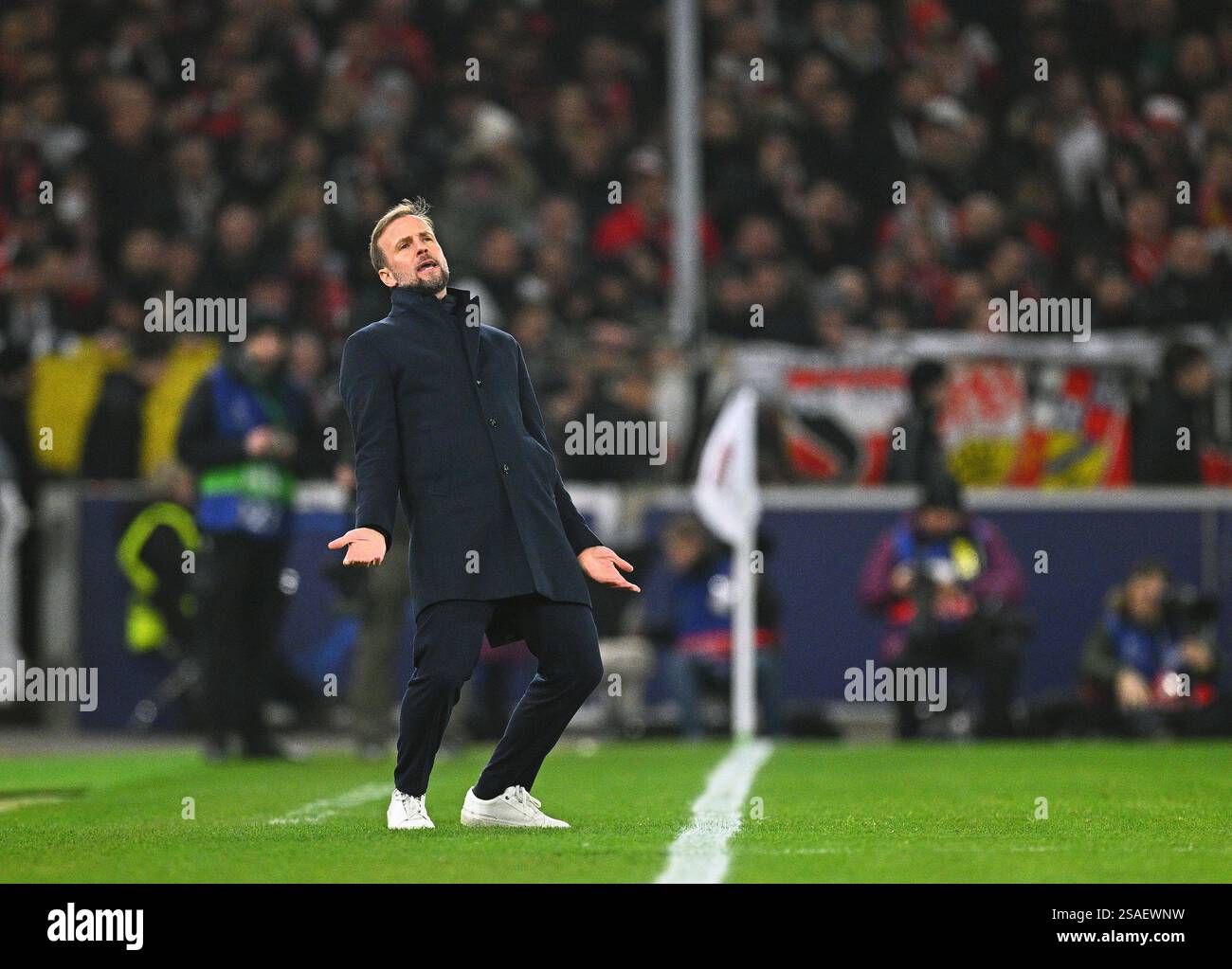 Stuttgart, Germany. 29th Jan, 2025. Soccer: Champions League, VfB ...