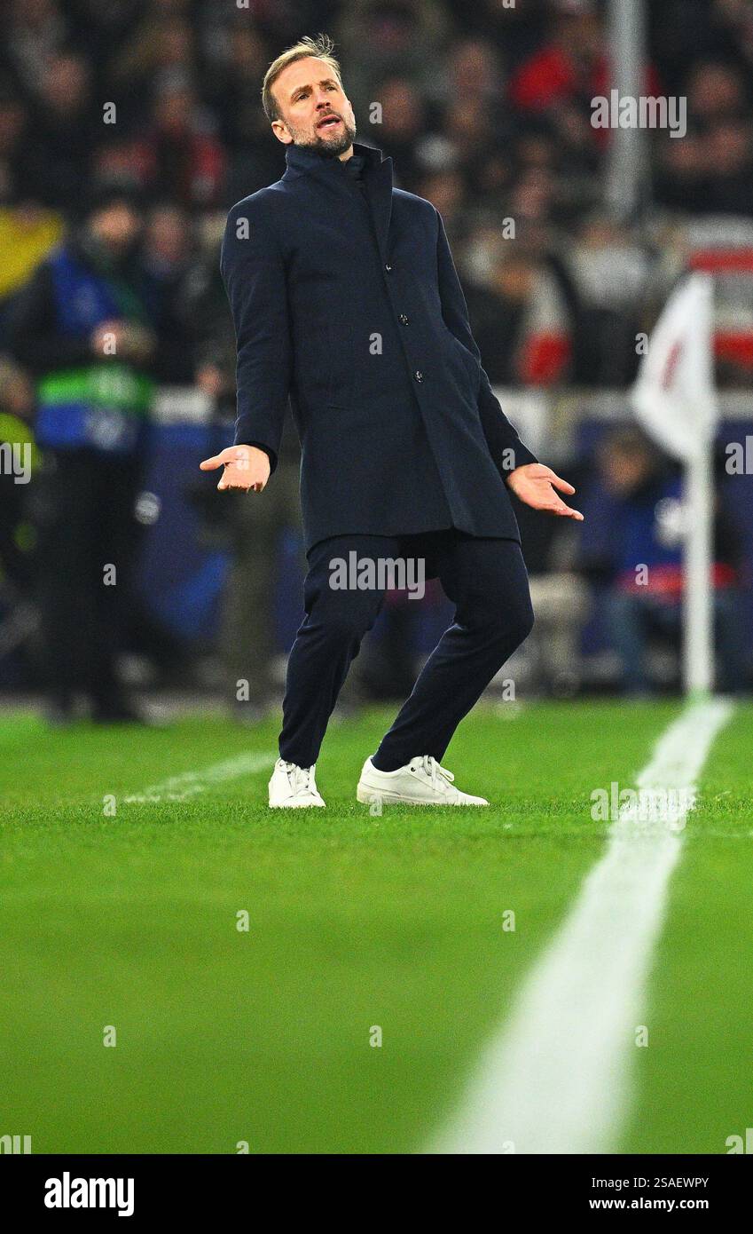 Stuttgart, Germany. 29th Jan, 2025. Soccer: Champions League, VfB ...
