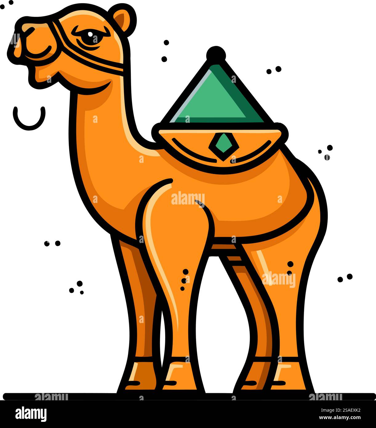 Tourist in traditional hat Stock Vector Images - Alamy