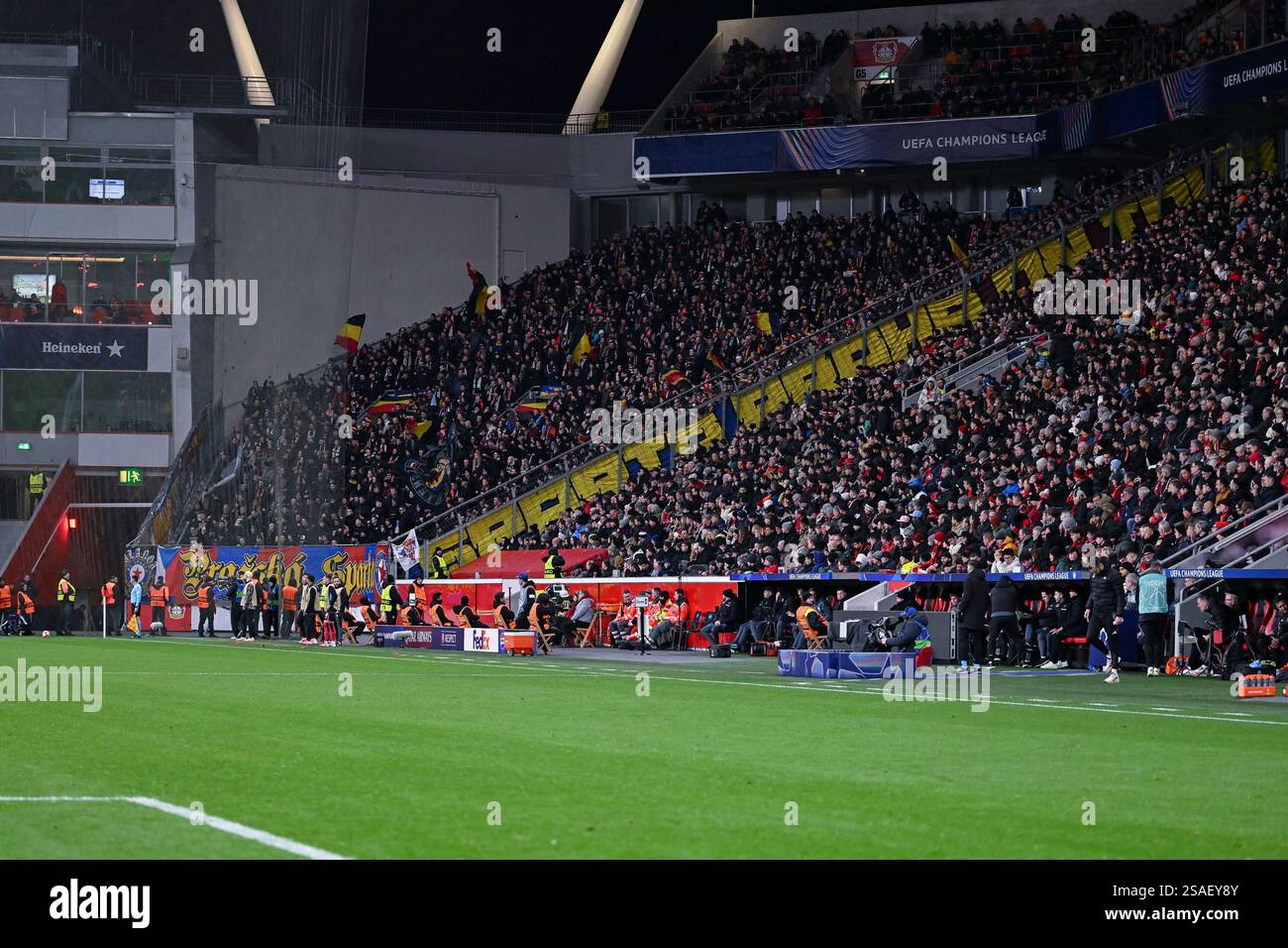 29.01.2025, Fussball, Champions League, 8. Spieltag, Saison 2024/2025, Bayer 04 Leverkusen ...