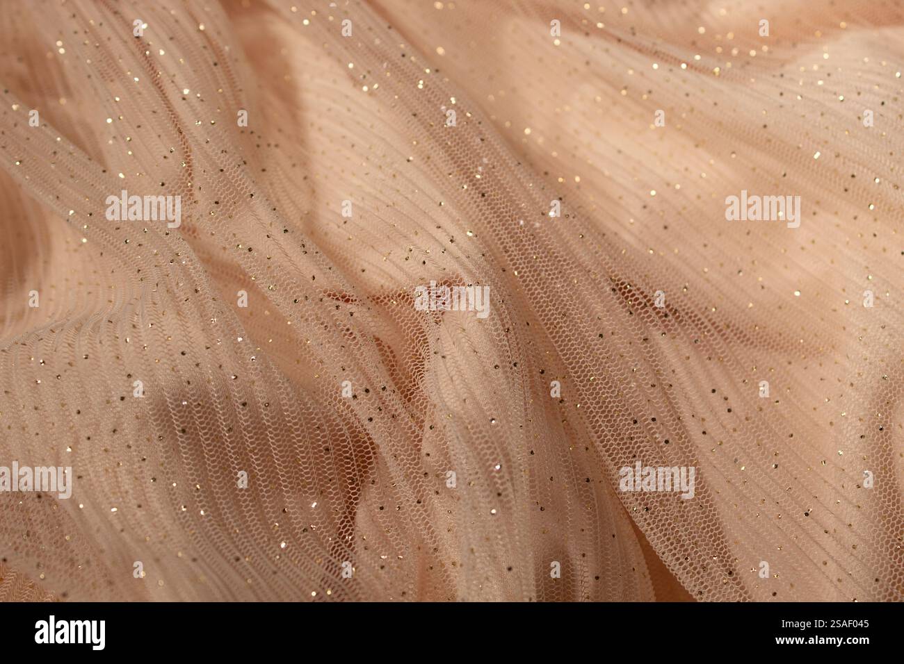 Concept with waves pink mesh fabric. Retro fashion aesthetic. Can use ...