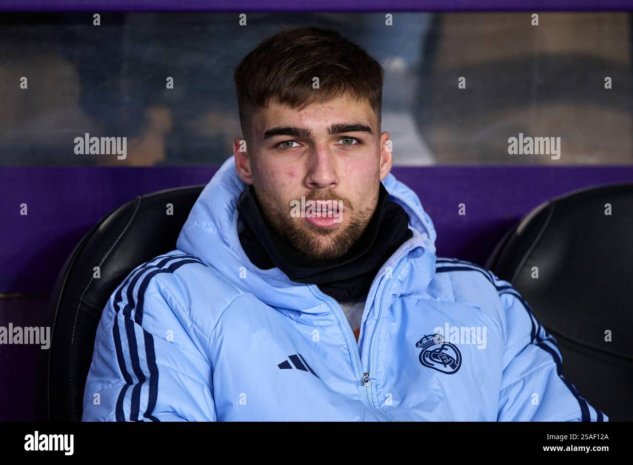 Fran Gonzalez of Real Madrid CF looks on during the LaLiga EA Sports ...