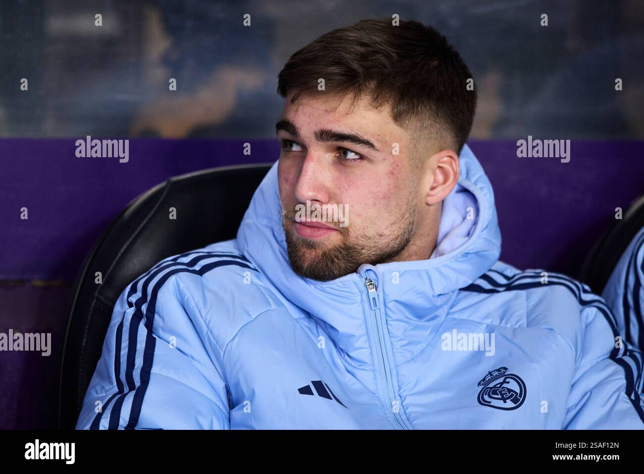 Fran Gonzalez of Real Madrid CF looks on during the LaLiga EA Sports ...