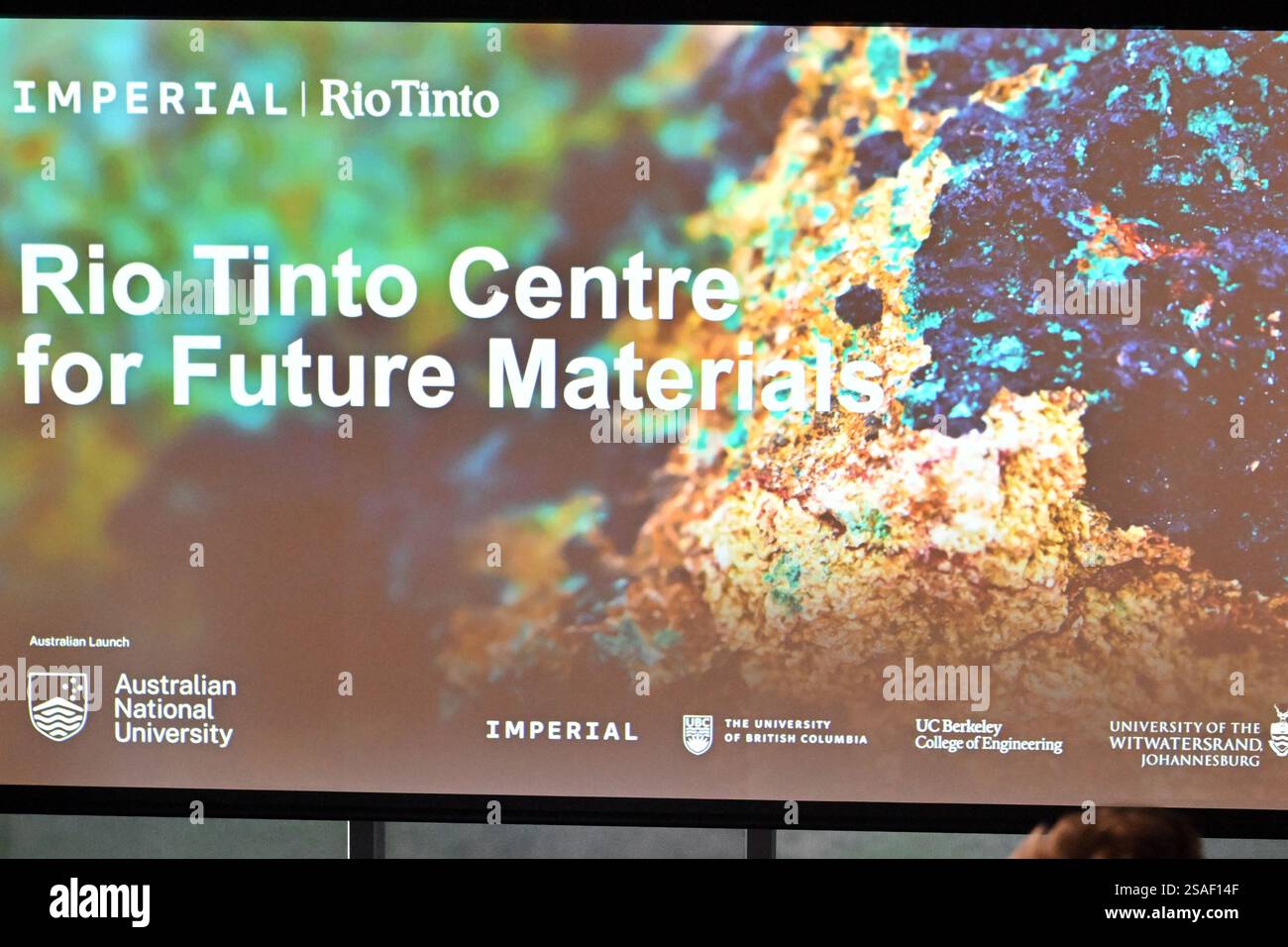 Canberra, Australia. 30th Jan, 2025. Professor Peter Yu launch The Rio ...