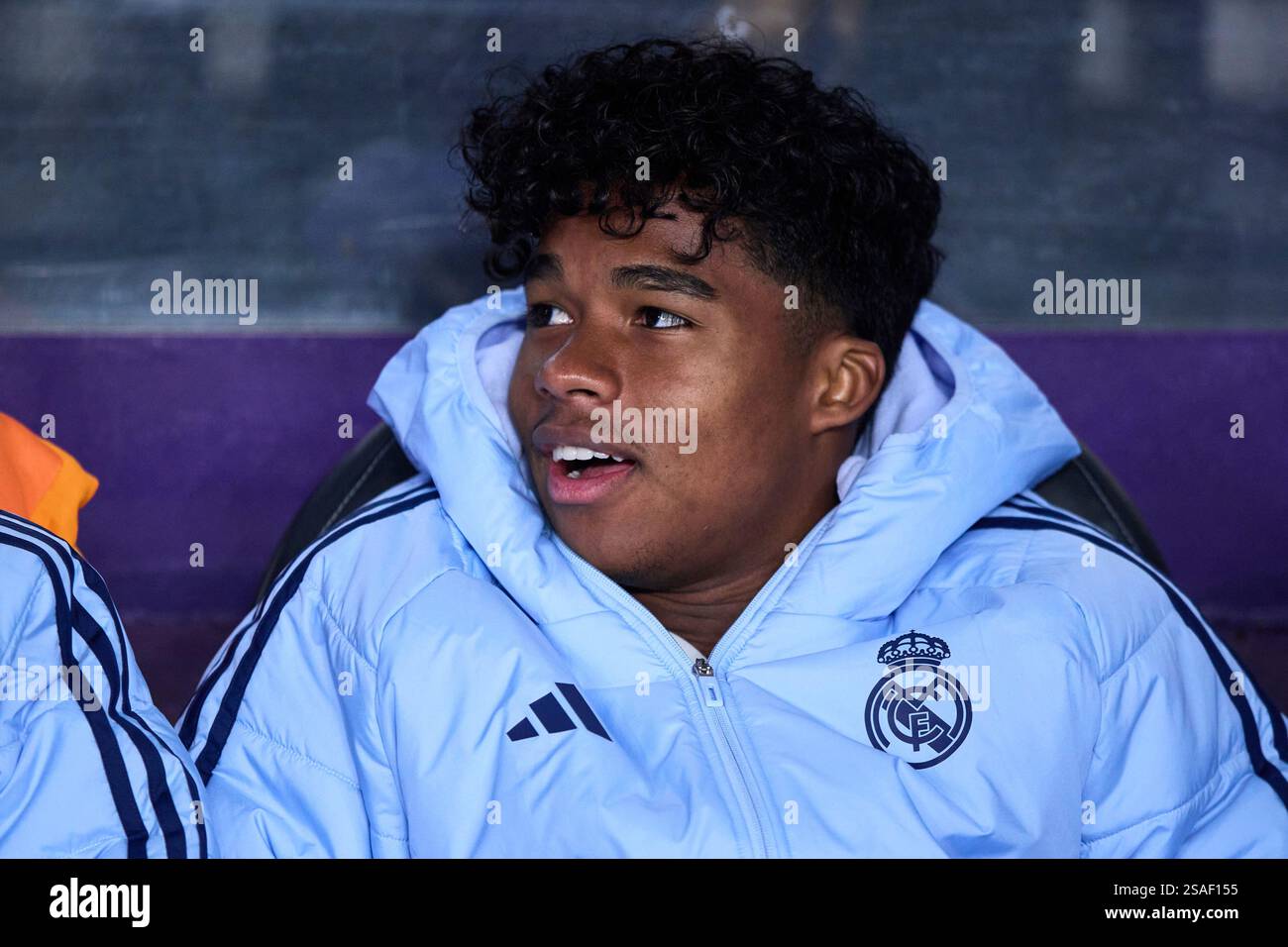 Endrick Felipe Moreira of Real Madrid CF looks on during the LaLiga EA ...