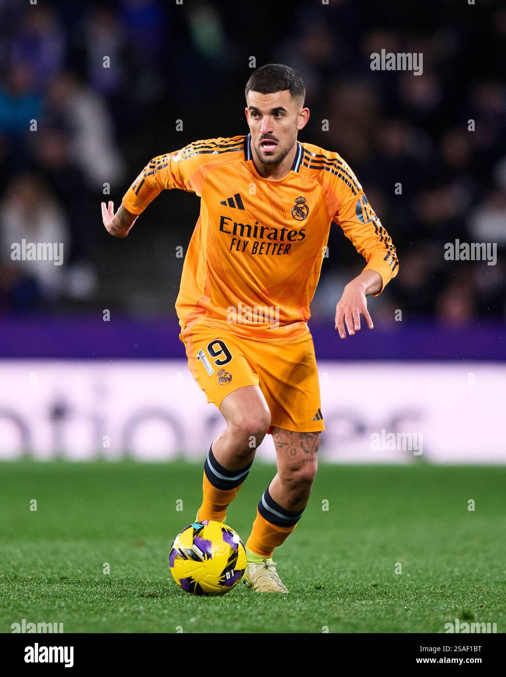 Dani Ceballos of Real Madrid CF with the ball during the LaLiga EA ...