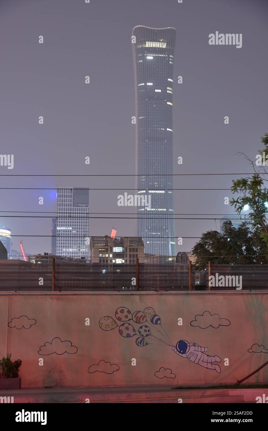 CITIC Tower (China Zun Tower), 528 m supertall skyscraper in the ...