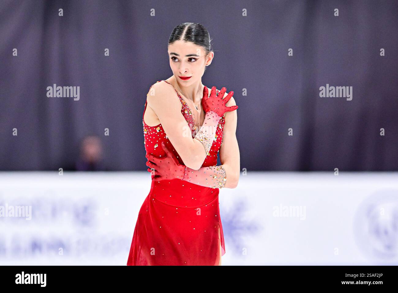 Anna PEZZETTA (ITA), during Women Short Program, at the ISU European ...