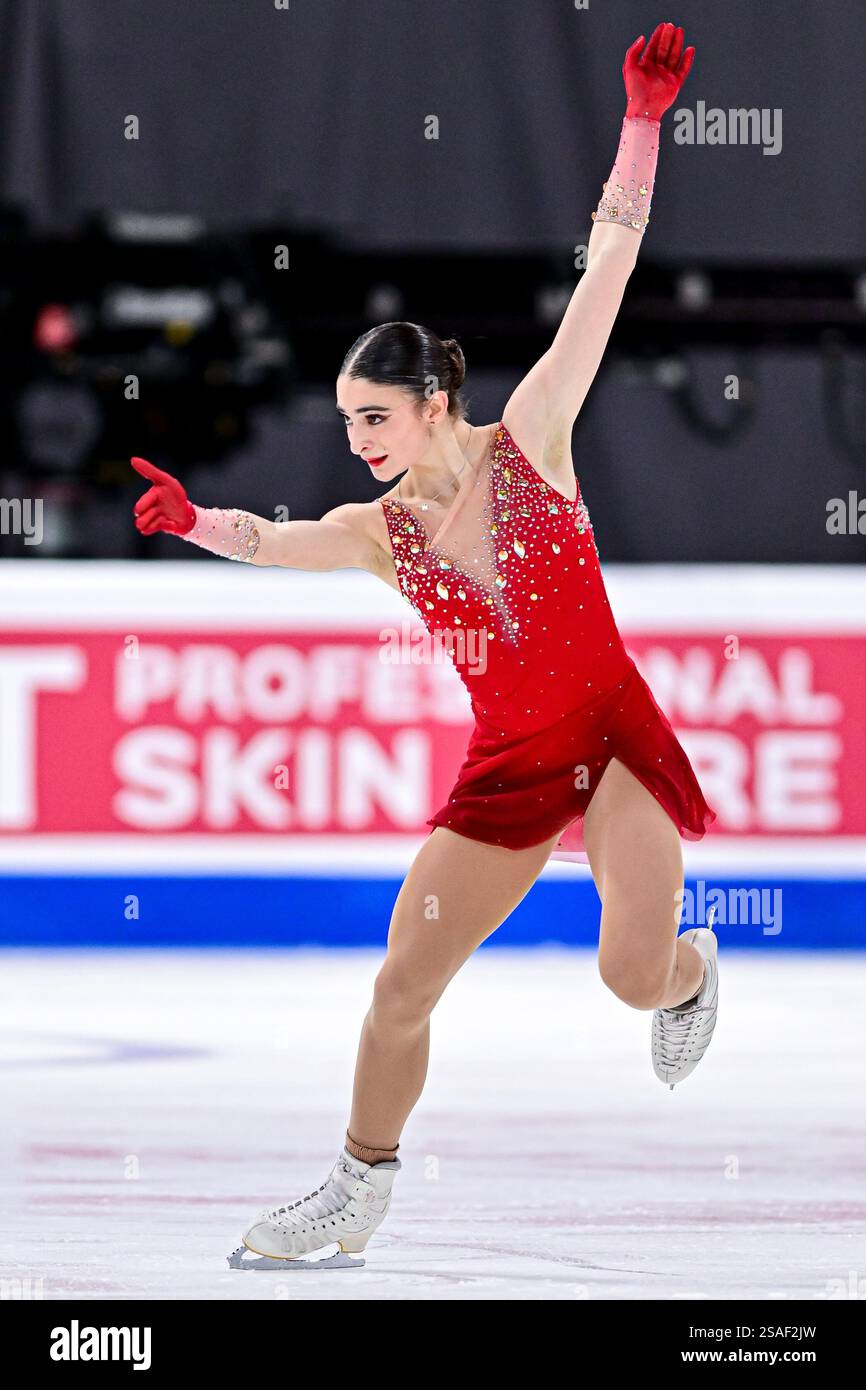 Anna PEZZETTA (ITA), during Women Short Program, at the ISU European ...