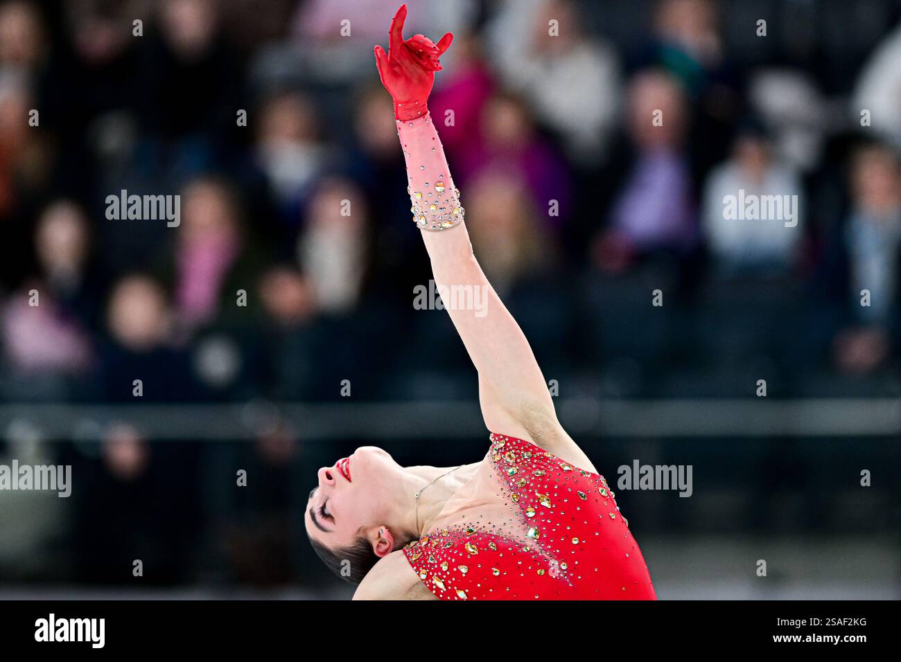 Anna PEZZETTA (ITA), during Women Short Program, at the ISU European ...