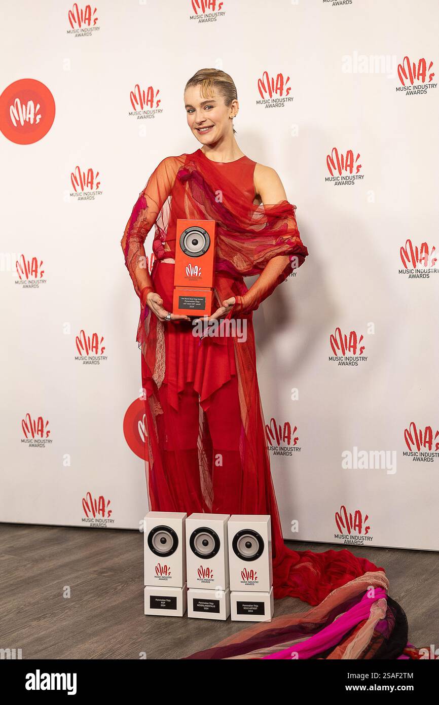 Singer Pommelien Thijs pictured during the 17th edition of the MIA's ...