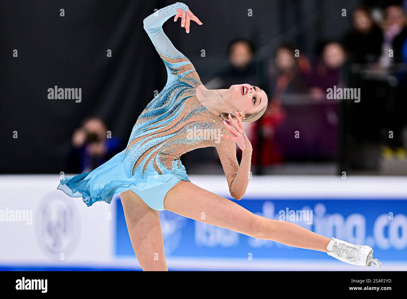 Kimmy REPOND (SUI), during Women Short Program, at the ISU European ...
