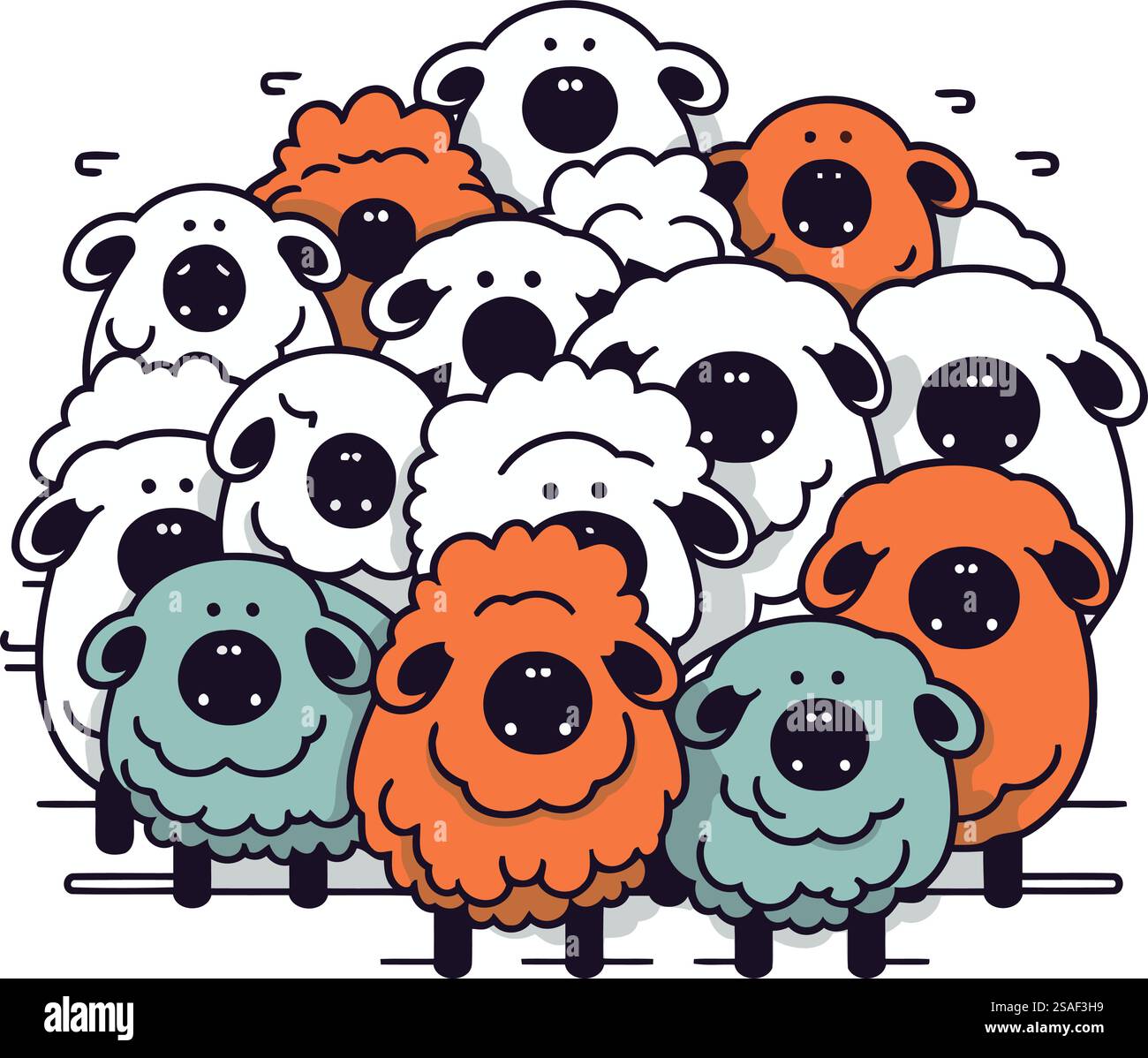 Cute animals happy smile Cut Out Stock Images & Pictures - Alamy