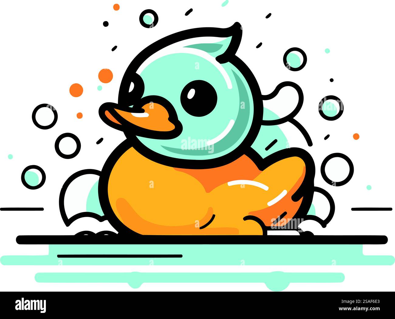 Cute Cartoon Rubber Duck