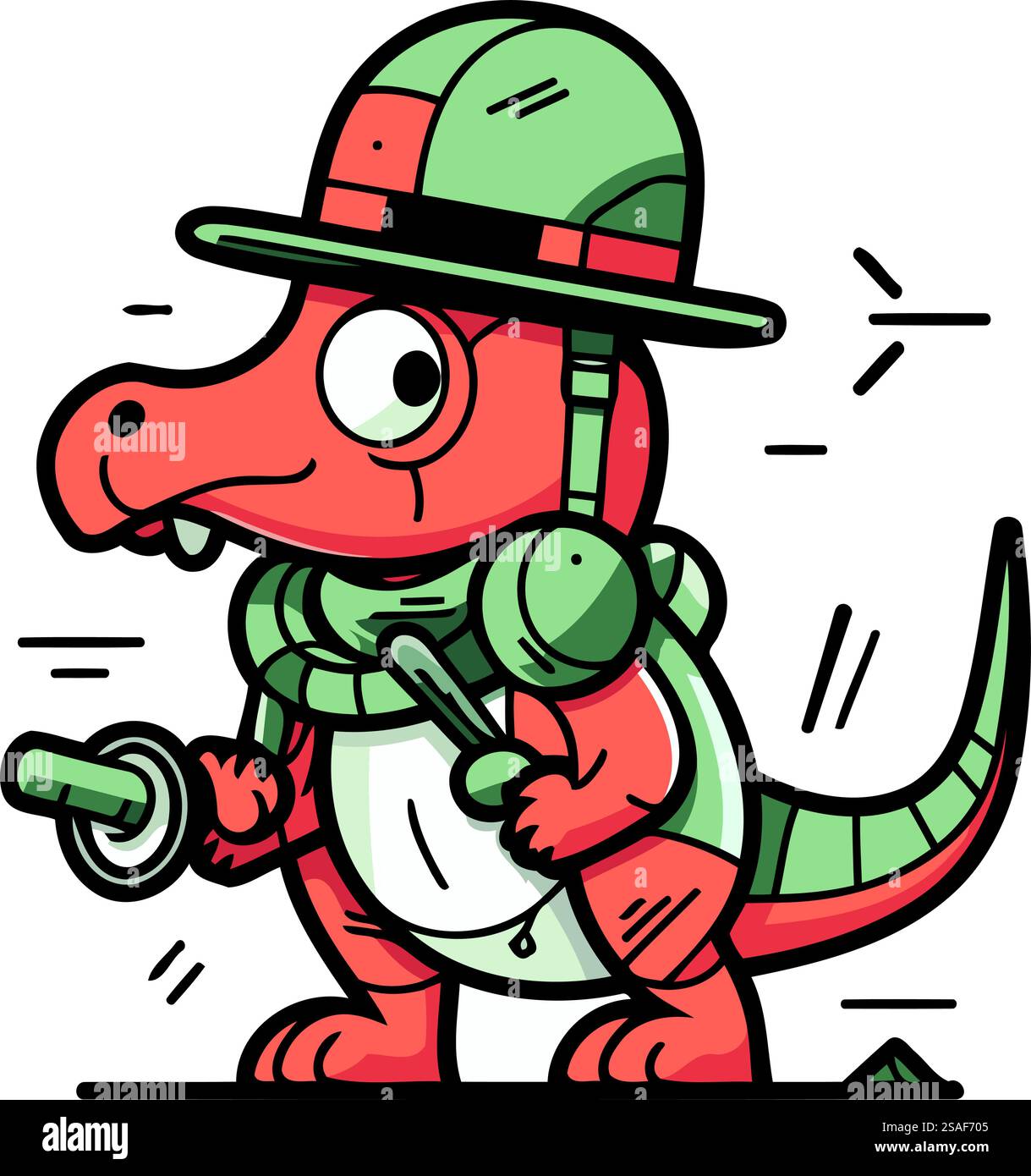 Safari hat icon cartoon Cut Out Stock Images & Pictures - Alamy