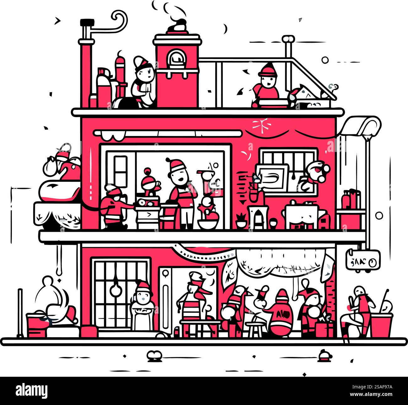 People in retail store Cut Out Stock Images & Pictures - Alamy