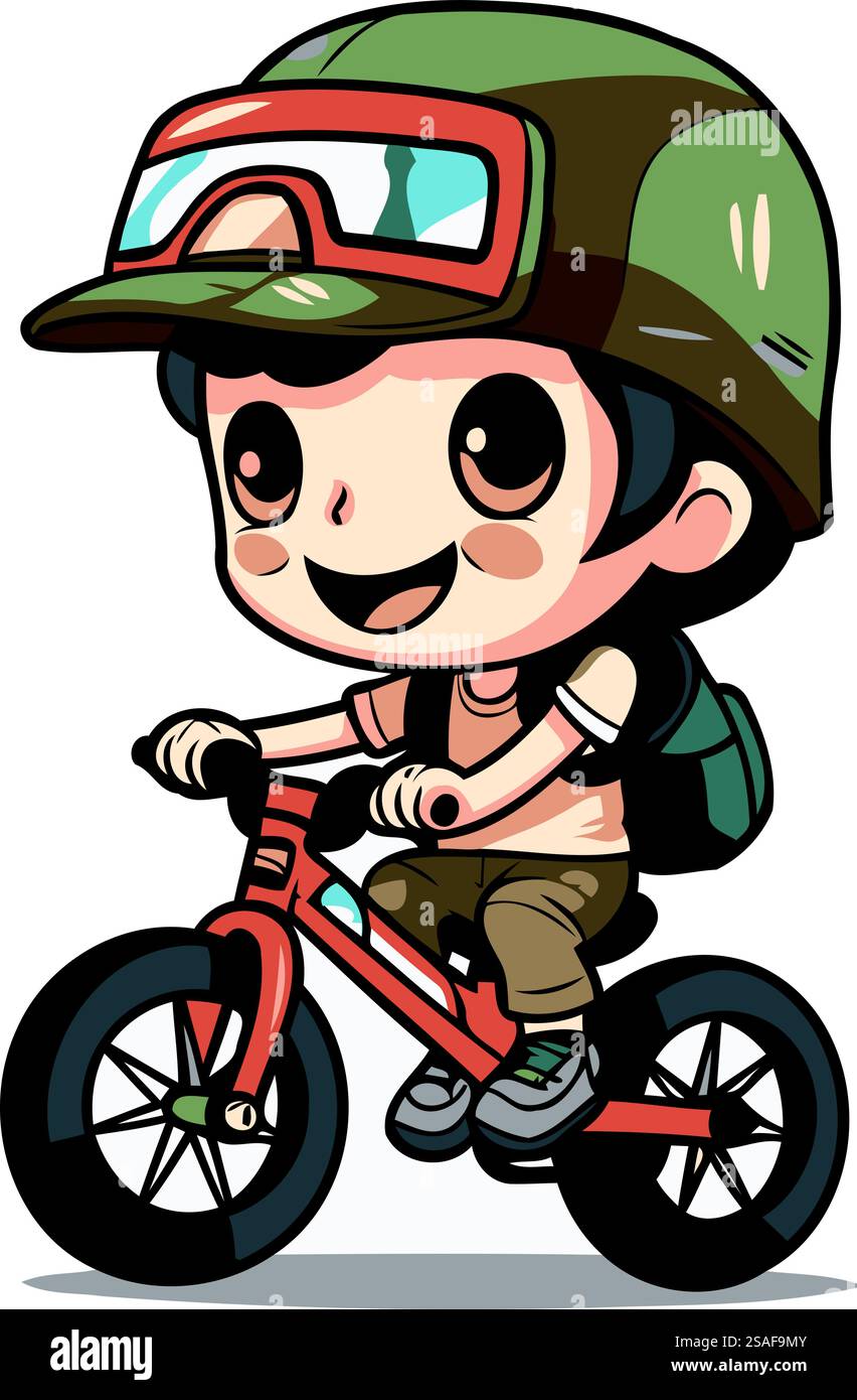 Boy in helmet on Cut Out Stock Images & Pictures - Alamy