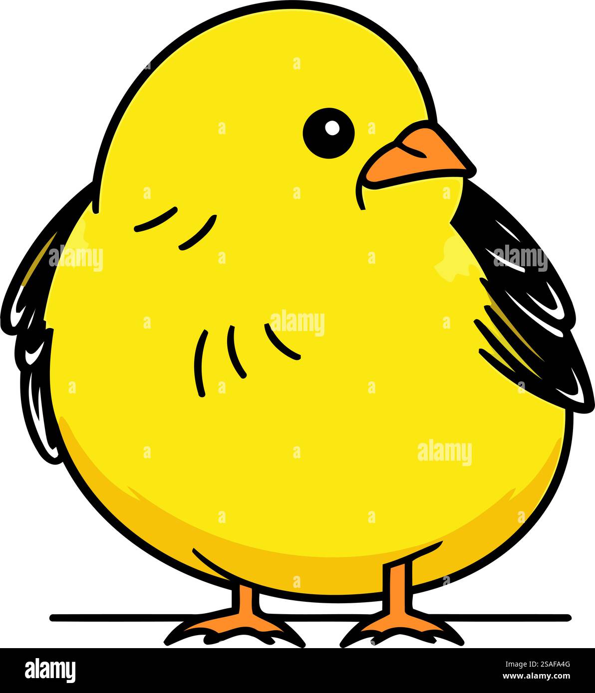 chick on white background. vector illustration. eps 10 Stock Vector ...