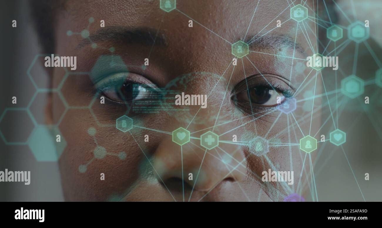 Image Of Molecules Connections With Brain And Data Processing Over