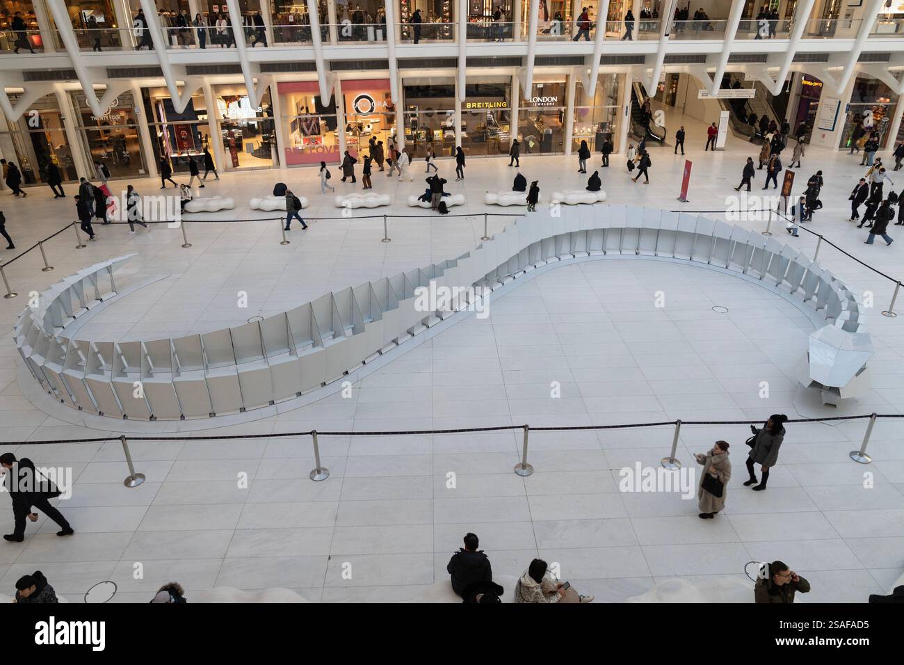 View of 'Infinite Harmony' installation by artist Warren King set up in ...