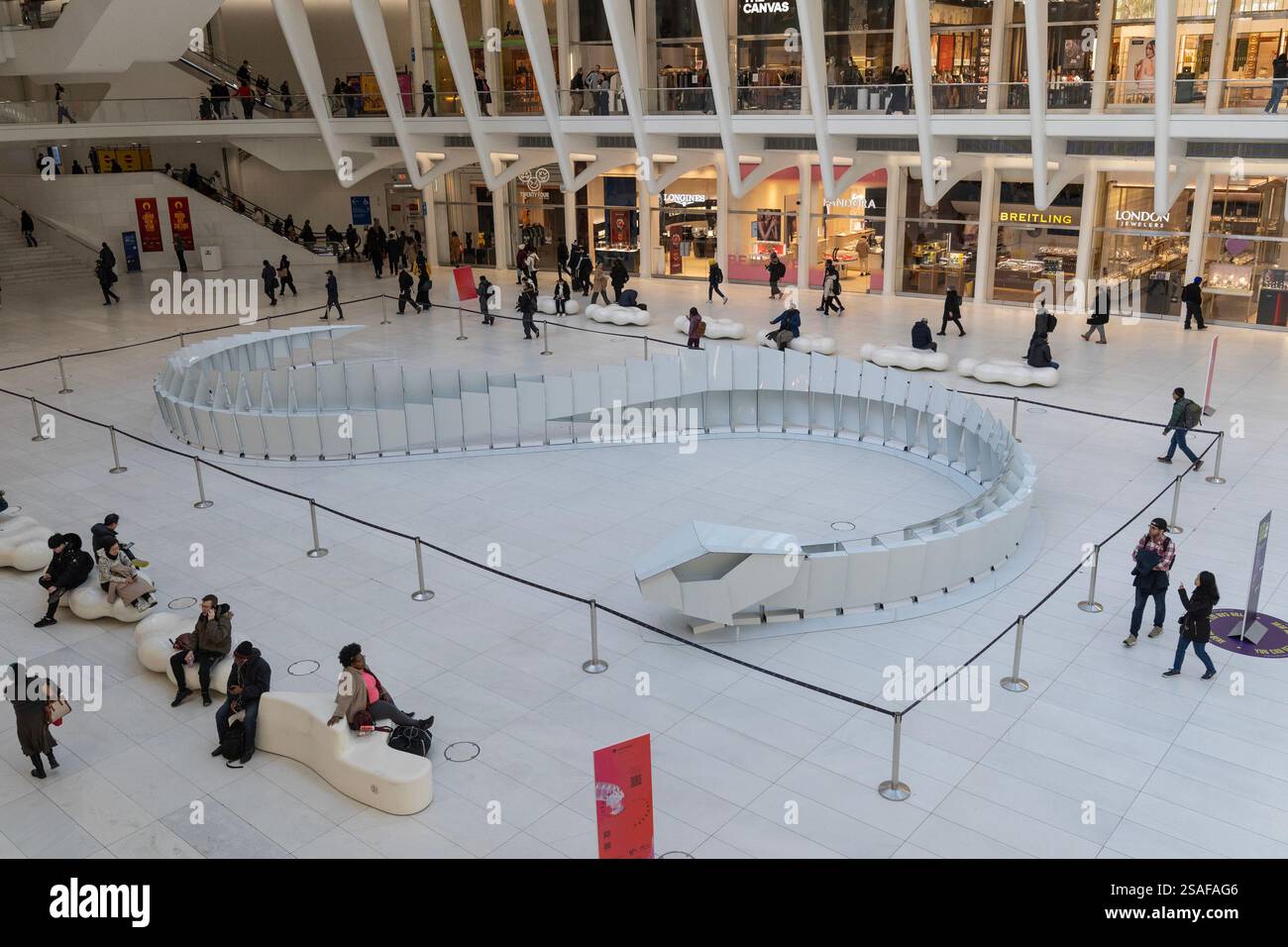 View of 'Infinite Harmony' installation by artist Warren King set up in ...