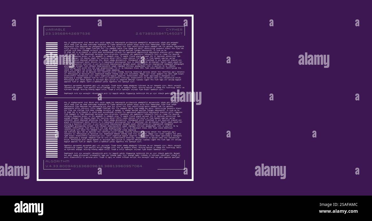 Image of statistics and data processing over purple background Stock ...