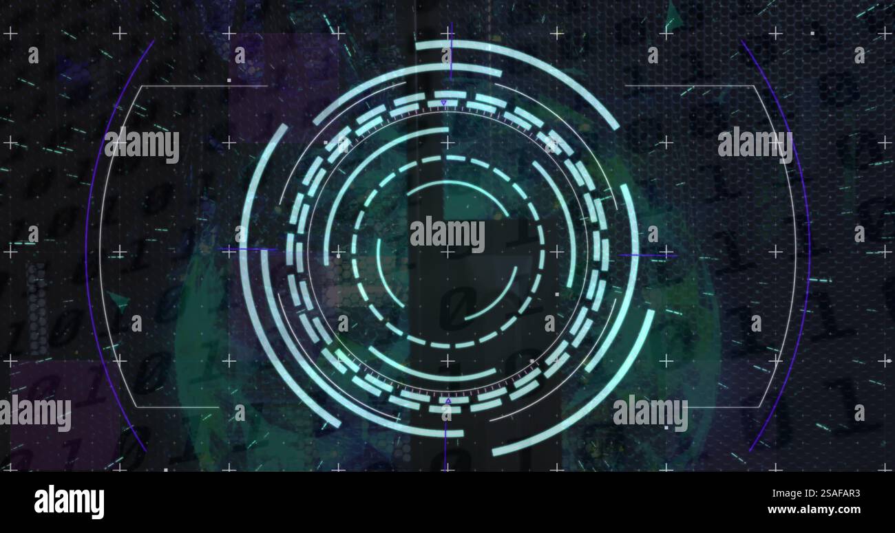 Image of scope scanning and digital data processing Stock Photo - Alamy