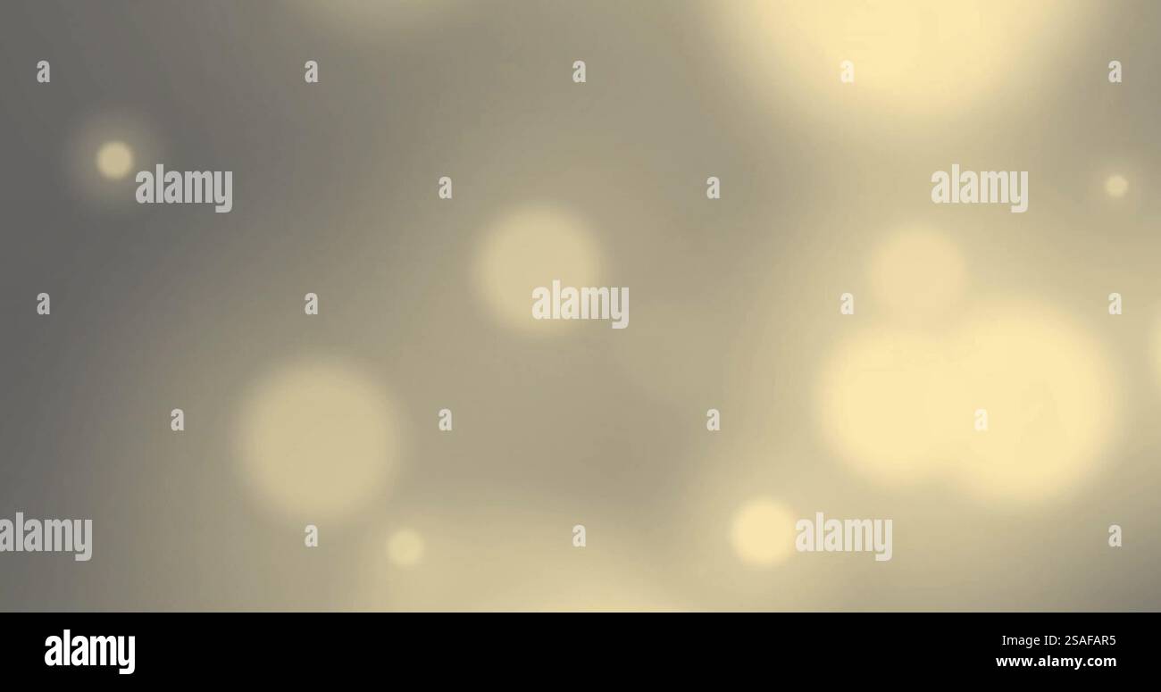 Image of glowing light spots moving over grey background Stock Photo ...