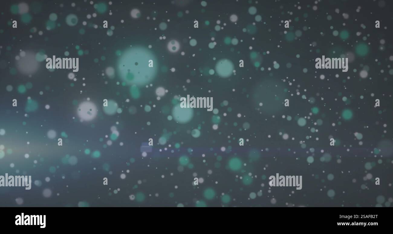 Image of white spots over black background Stock Photo - Alamy